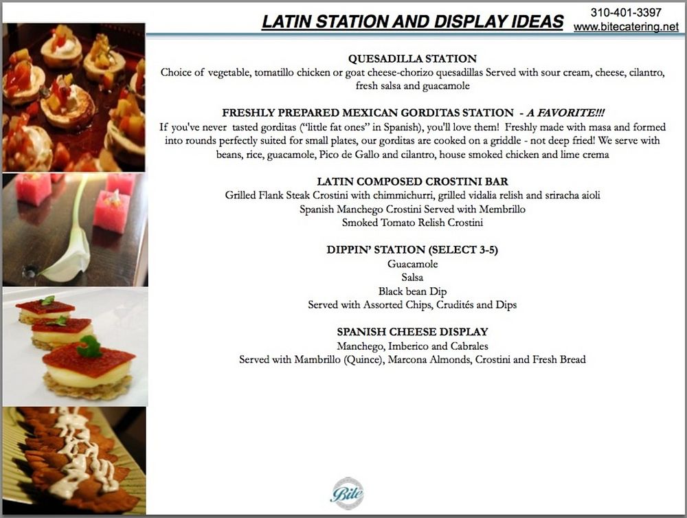 Los Angeles Cocktail Party Catering | Bite Catering Couture