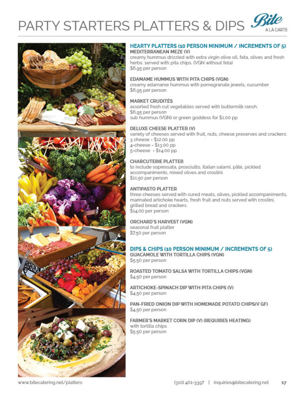 Appetizers/ Bites / Hors d'oeuvres | Bite Catering Los Angeles