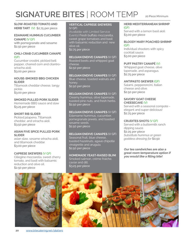 Los Angeles Appetizers/ Bites / Hors d'oeuvres Catering - Bite Cate...
