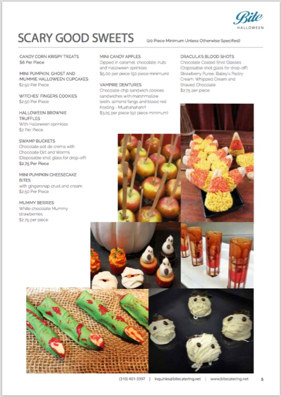 Halloween Catering | Bite Catering Los Angeles