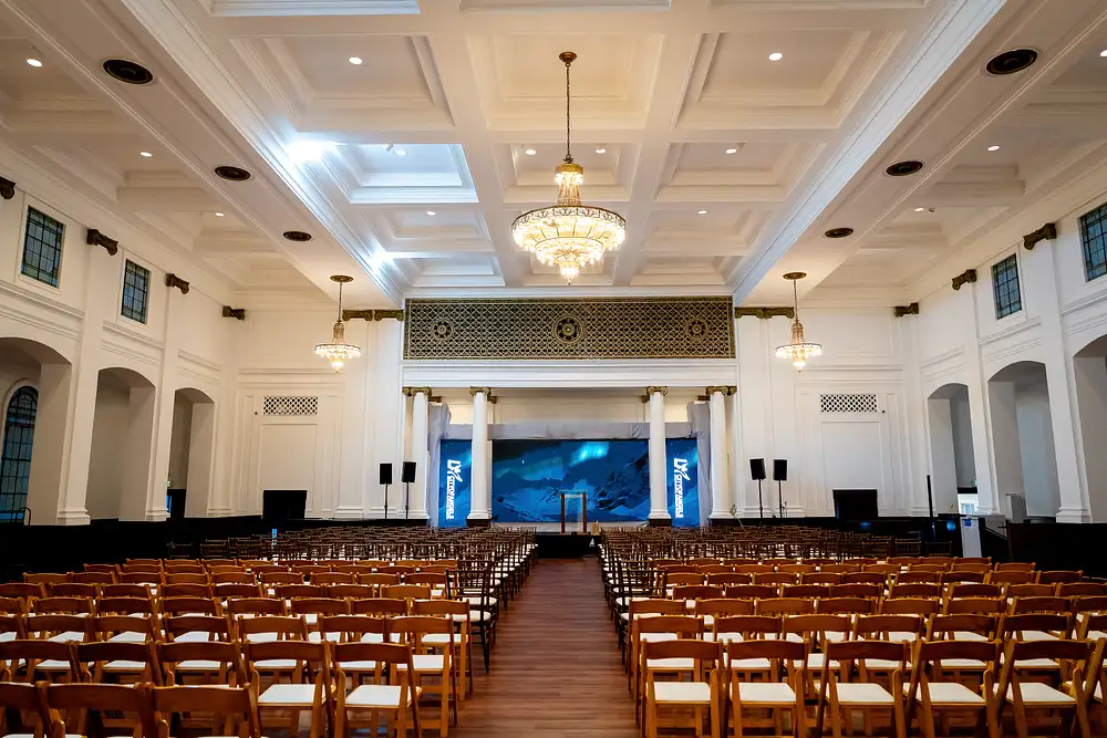 Sanctuary Setup for Church | 440 Elm